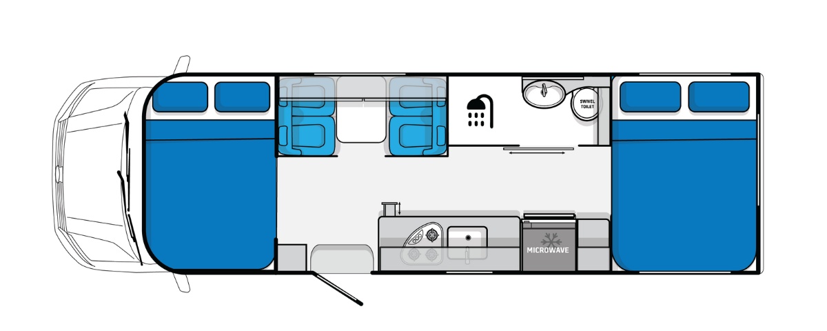 Jayco 5 Berth Excursion | Let's Go Motorhomes